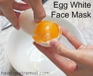 Egg White Face Mask - Clears skin, shrinks pores and leaves skin glowing