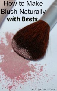 How to Make Blush Naturally with Beets - Easy DIY Beet Blush